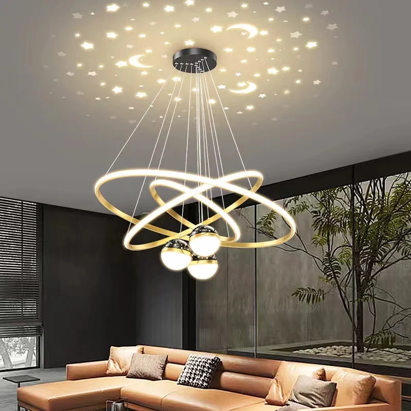 Indoor Decor Led Hanging Light Fixture Dining Living Room Home Pendant ...