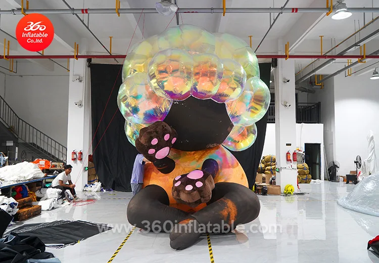 Custom Big Pvc Colourful Cartoon Mascot Inflatables Inflatable With ...