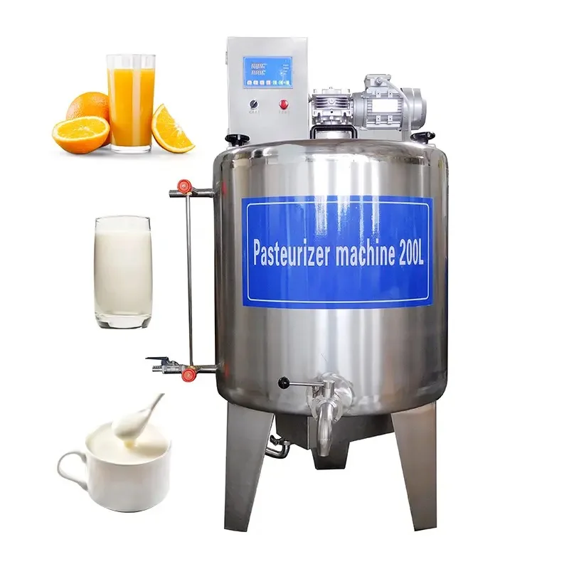 High Productivity Small Scale Pasteurization Machine for Juice Ice Cream Milk Plant & Beer Egg ...
