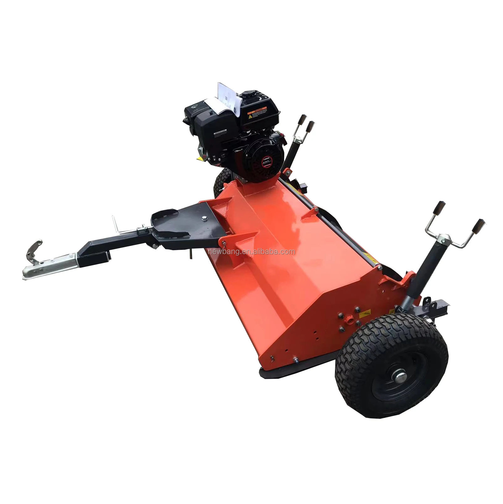 Quad Atv Flail Mower with Opening Hatch - Cutting Grass Efficiently