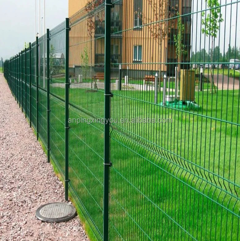 Factory Galvanized Outdoor Metal 4 Feet 3d Curved Welded Wire Mesh ...