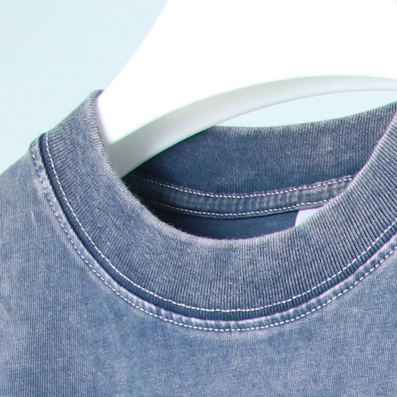 Mens Washed Vintage T-shirt Wholesale Blank Cotton Acid Wash Tshirt ...