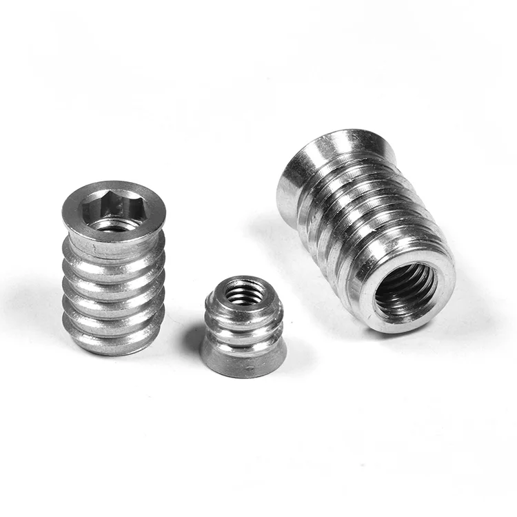 M6 Stainless Steel Hex Socket Drive Flange Insert Nut