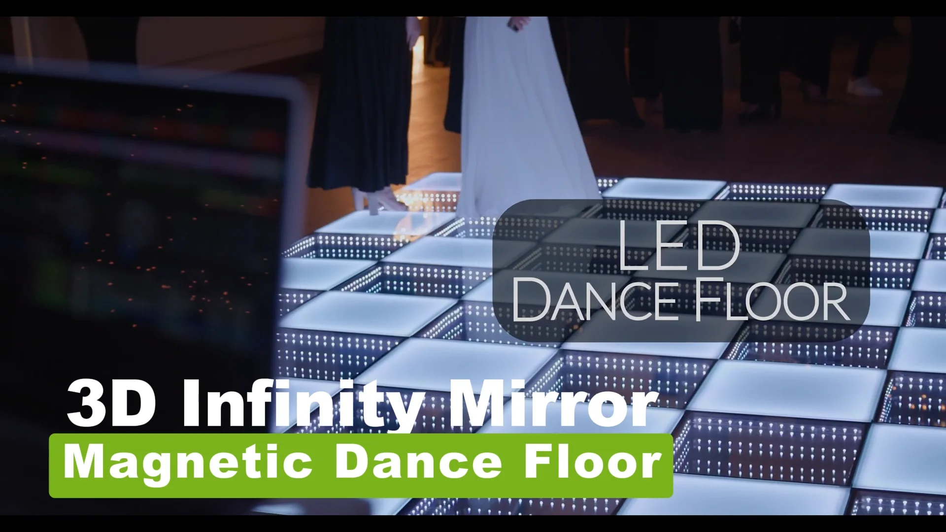 Wholesale Light Up Led Dance Floor Magnetic 3d Infinity Pista De Baile ...