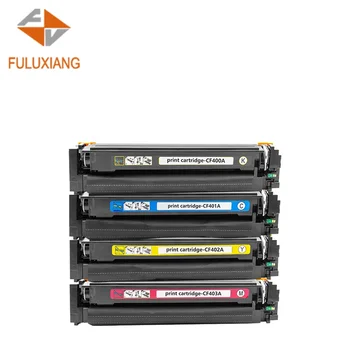 Fuluxiang Compatible Cf201a Cf400a Cf401a Cf402a Cf403a Printer Toner Cartridges For Hp Laserjet ...
