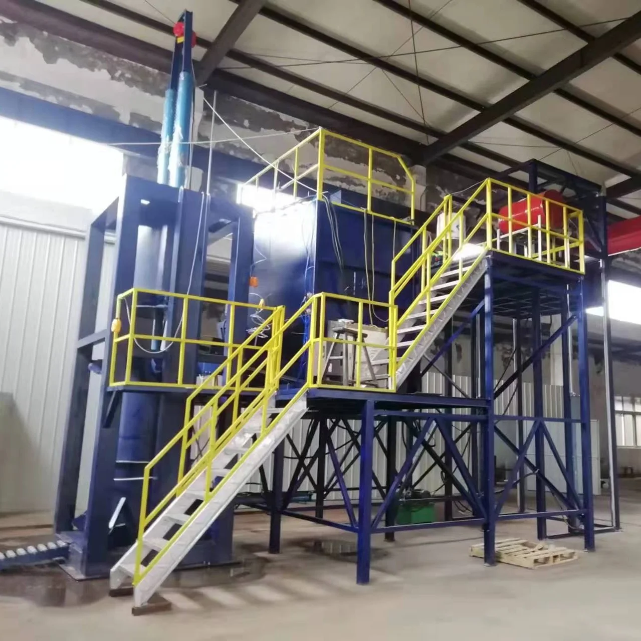 Rebonded Recycling Pu Foam Machinery Rebonding Foam Machine With Steam ...