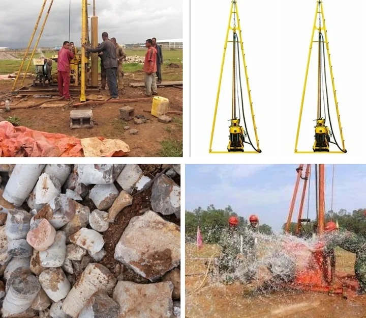 200m Core Drilling Rigs \/ Hydraulic Exploration Water Well Drilling ...