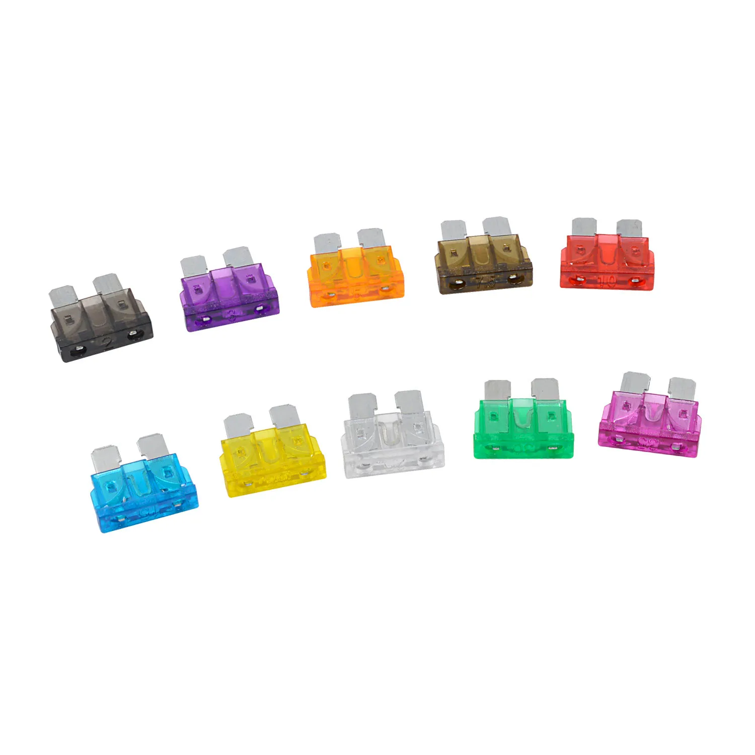 100pcs ATC ATO Medium Size CAR Fuse Kit - Reliable Automotive Fuses