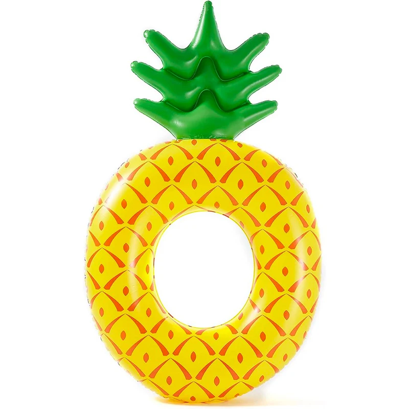 Summer Beach Party Pineapple Swim Rings for Adults Pool Swimming Ring ...