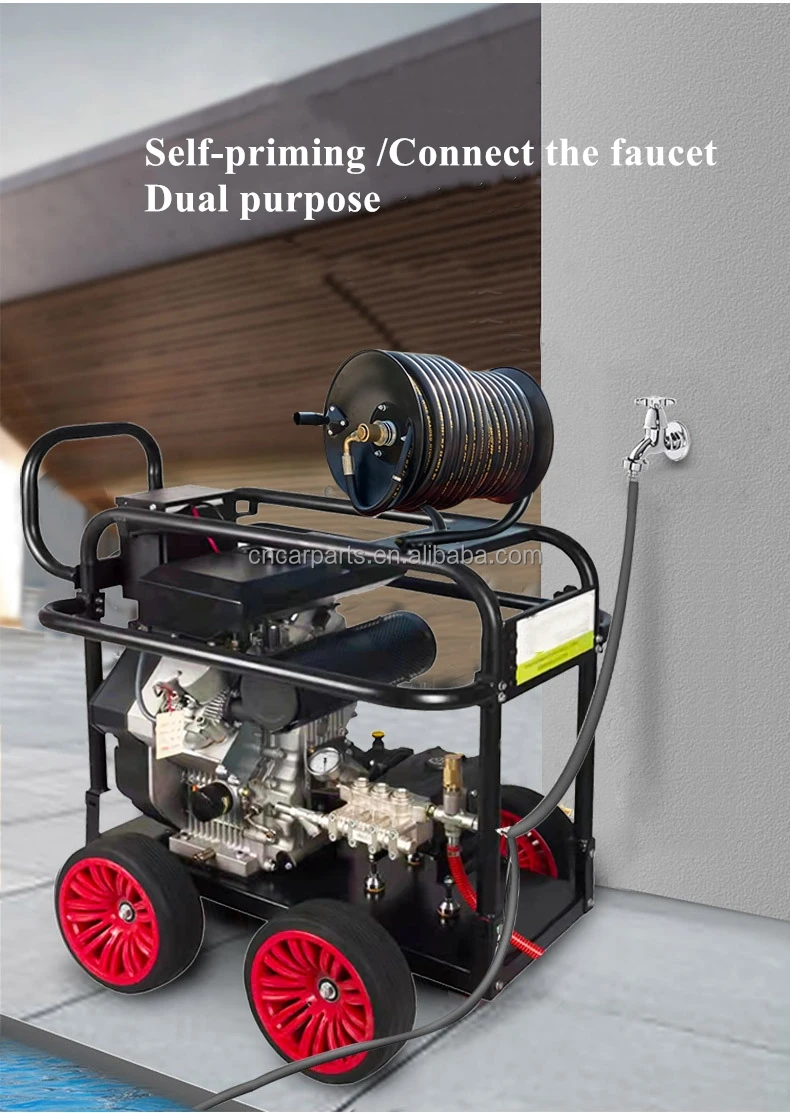 High Pressure Gasoline Jet Cleaning Pump Machine for General Pipe Dredging