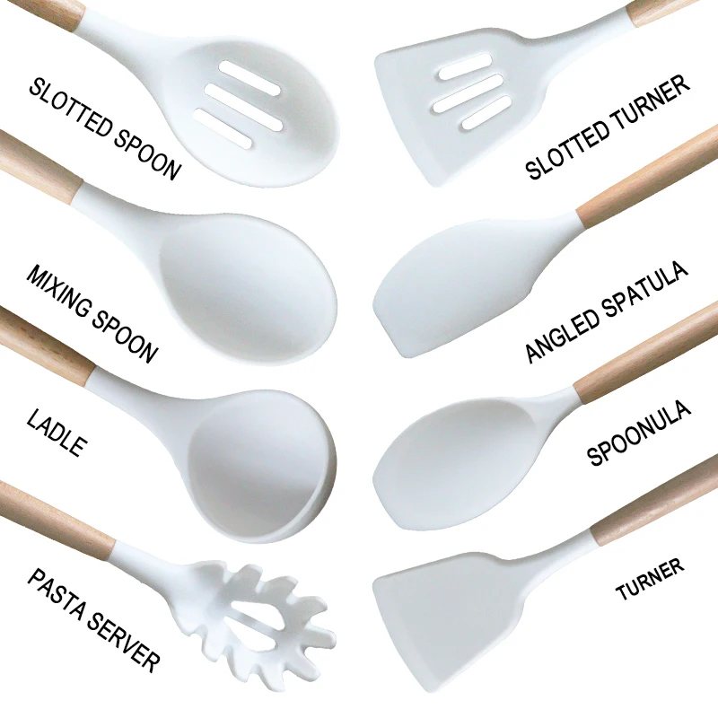 Raybin Kitchen Accessories Cooking Tools Bulk Stocked Luxurious Wood ...