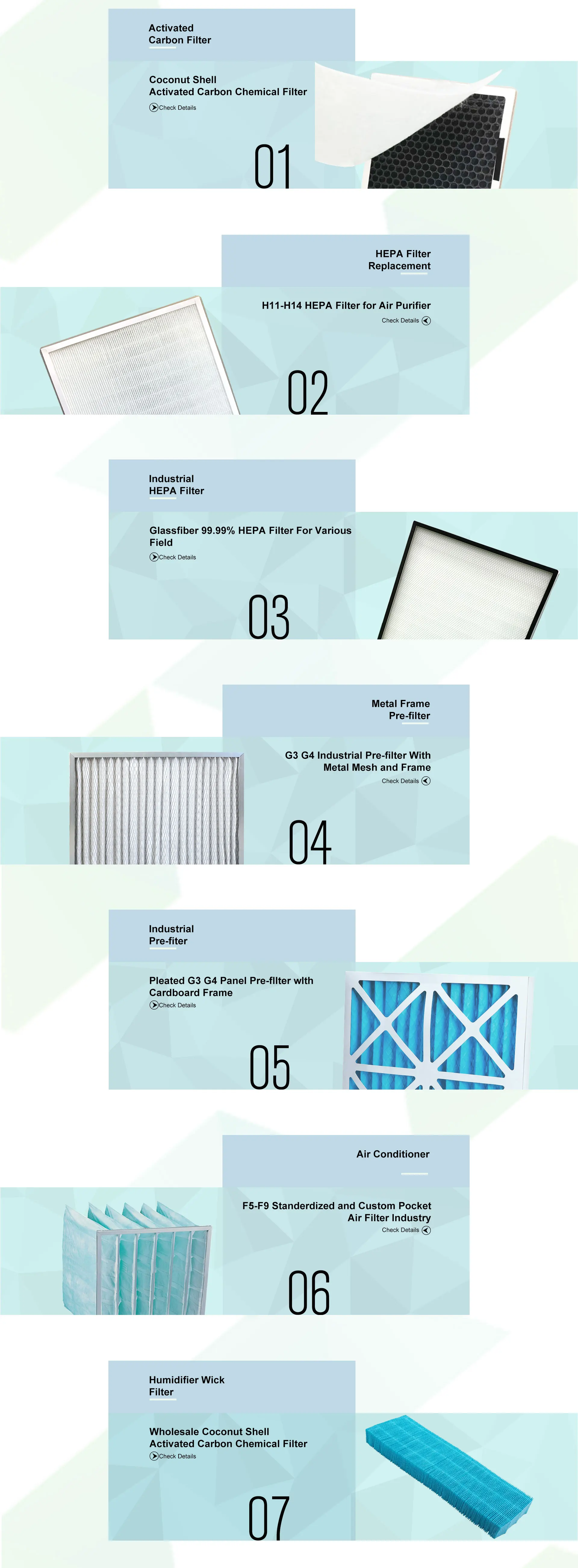 Wholesale Hi-forest Replacement Wick Air Humidifier Filter Material ...