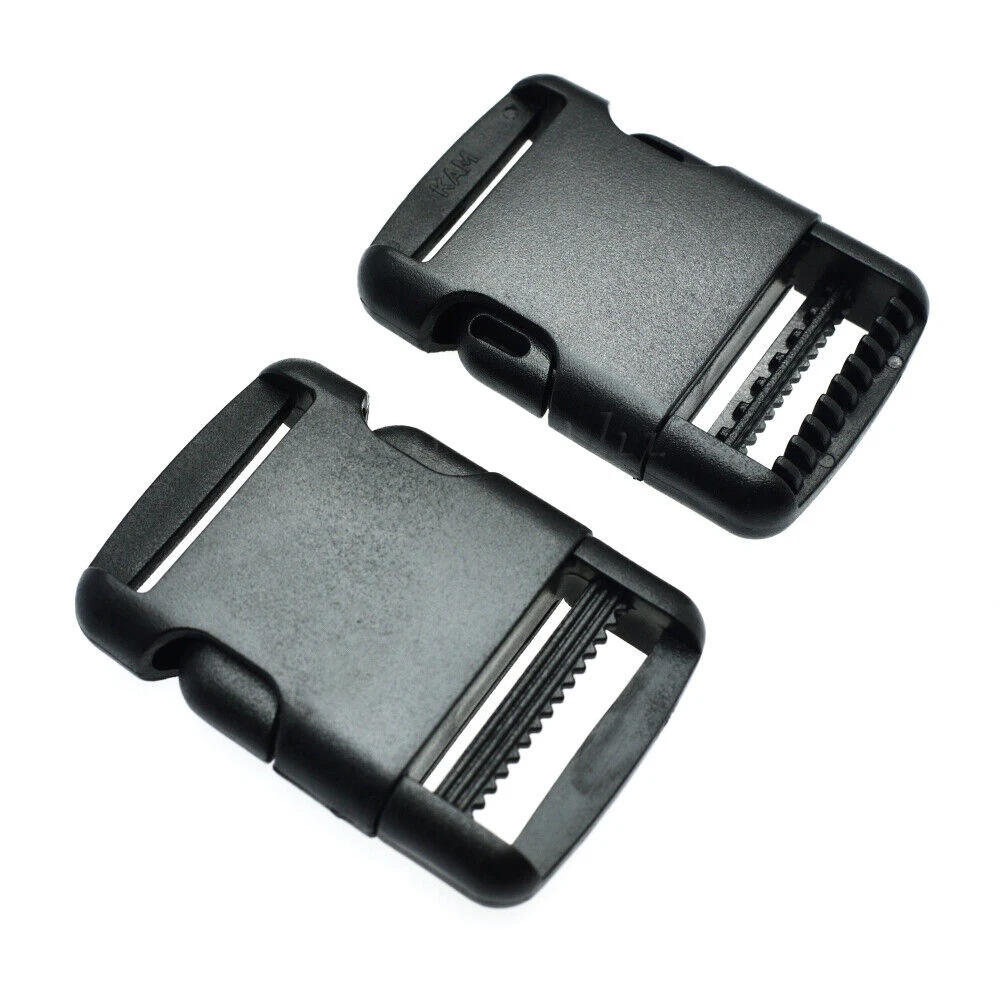 Plastic Single Adjustable Circular Buckle for Tactical Backpack Straps ...