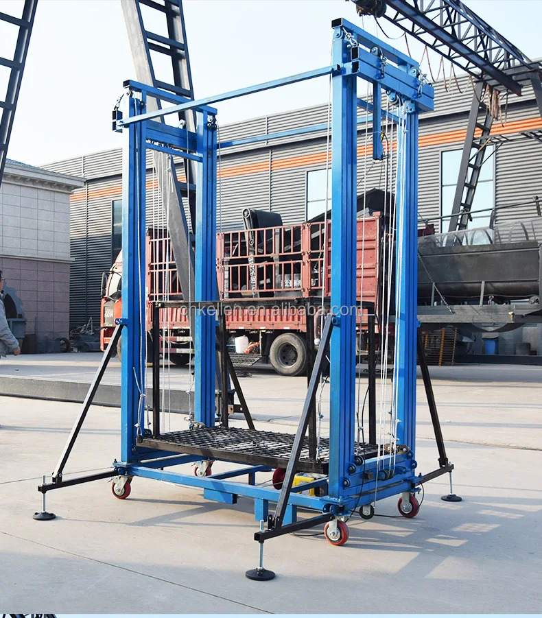 Mobile Scissor Platform Lift - Adjustable Electric Scaffold