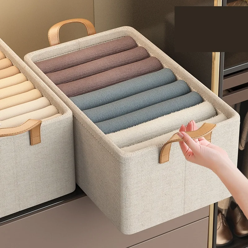 Steel Frame Storage Box Collapsible Family Expenses Clothes Wardrobe ...