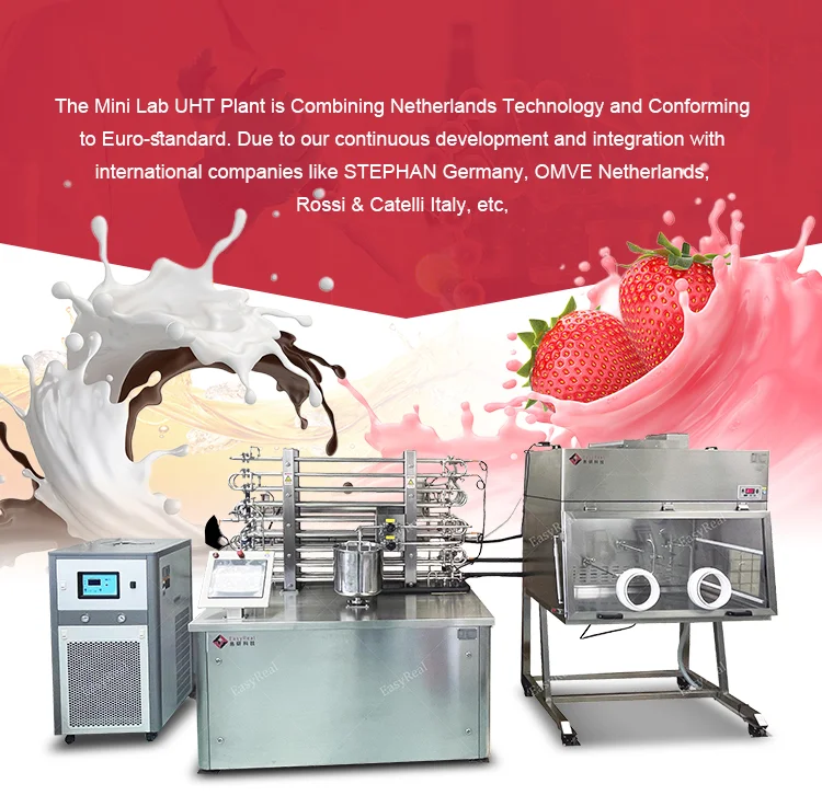 Remote Monitoring Laboratory Usage Lab HTST UHT Pilot Plant for Research