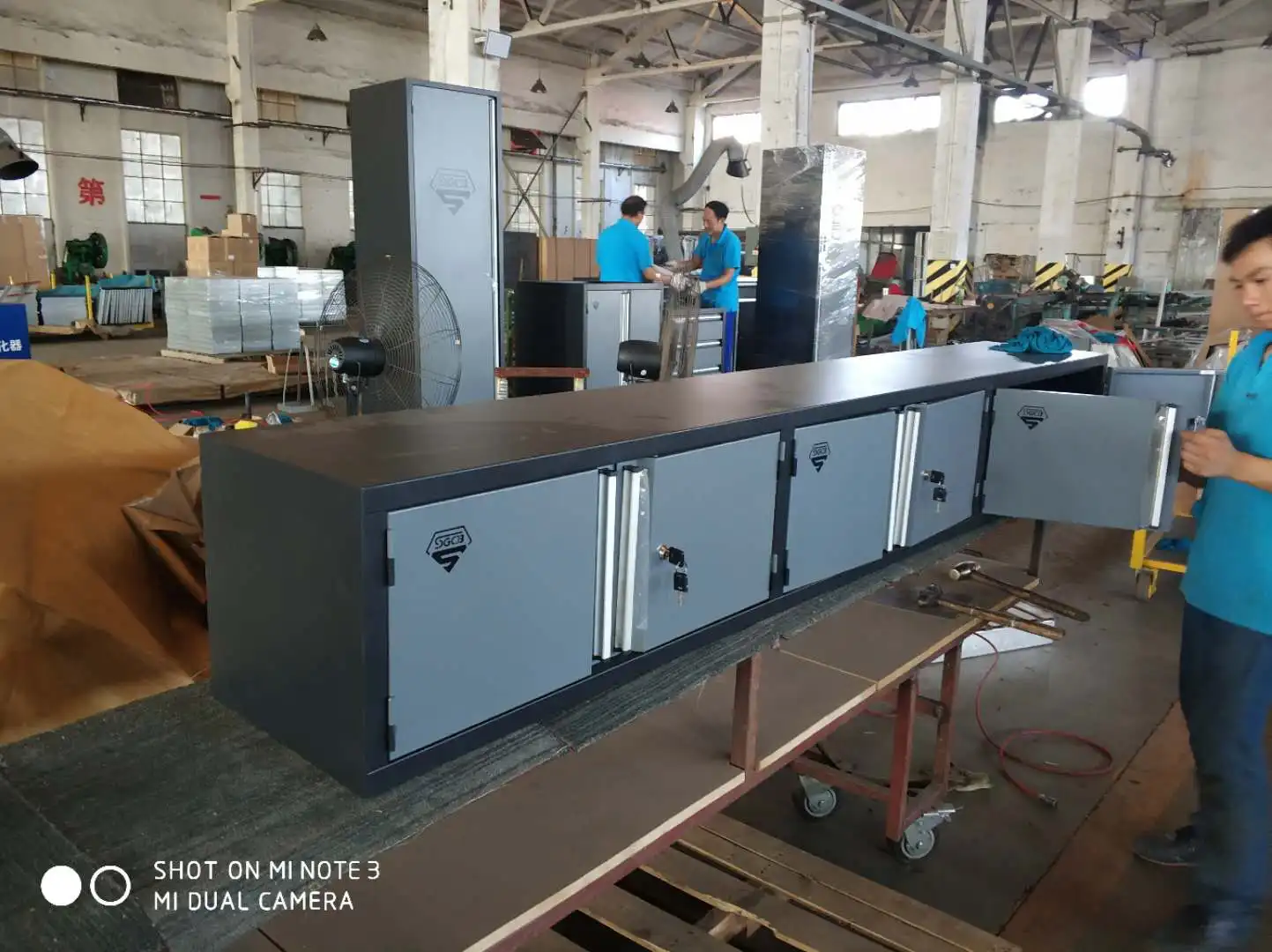 Garage Storage Cabinets With 4 Doors And Shelves Modular Tool Cabinet ...