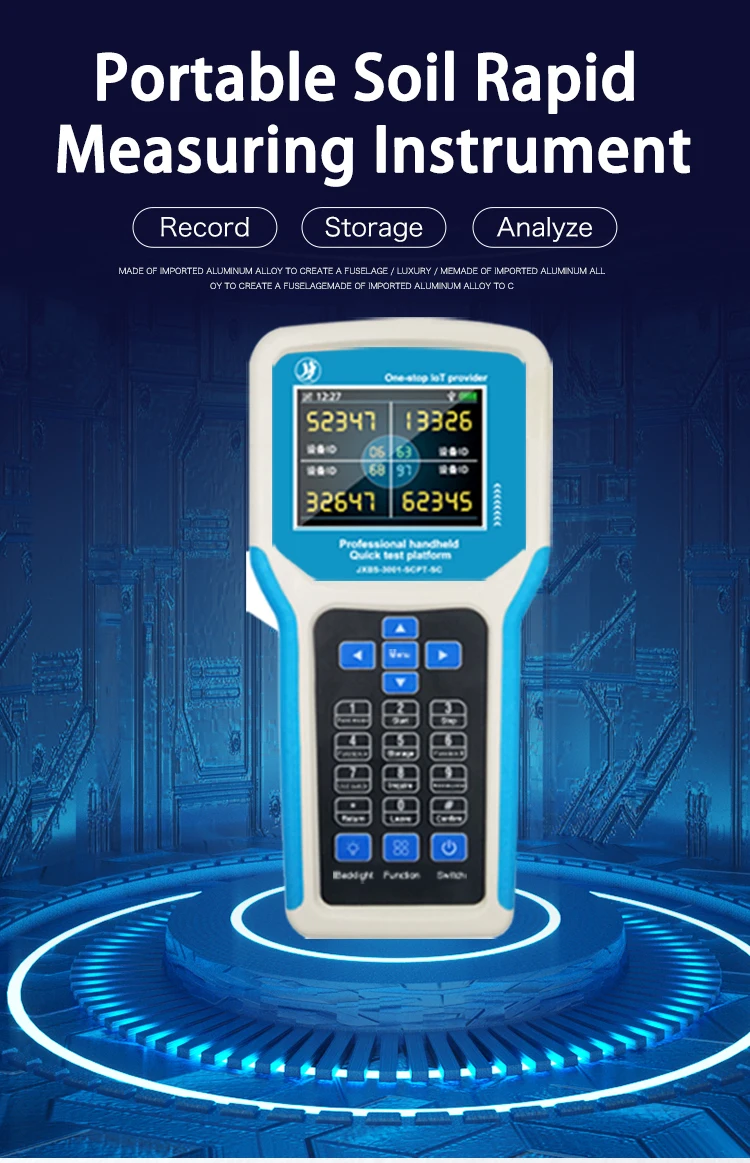 Precise Integrated Power and RS485 Port Soil Data Reading Acquisition ...