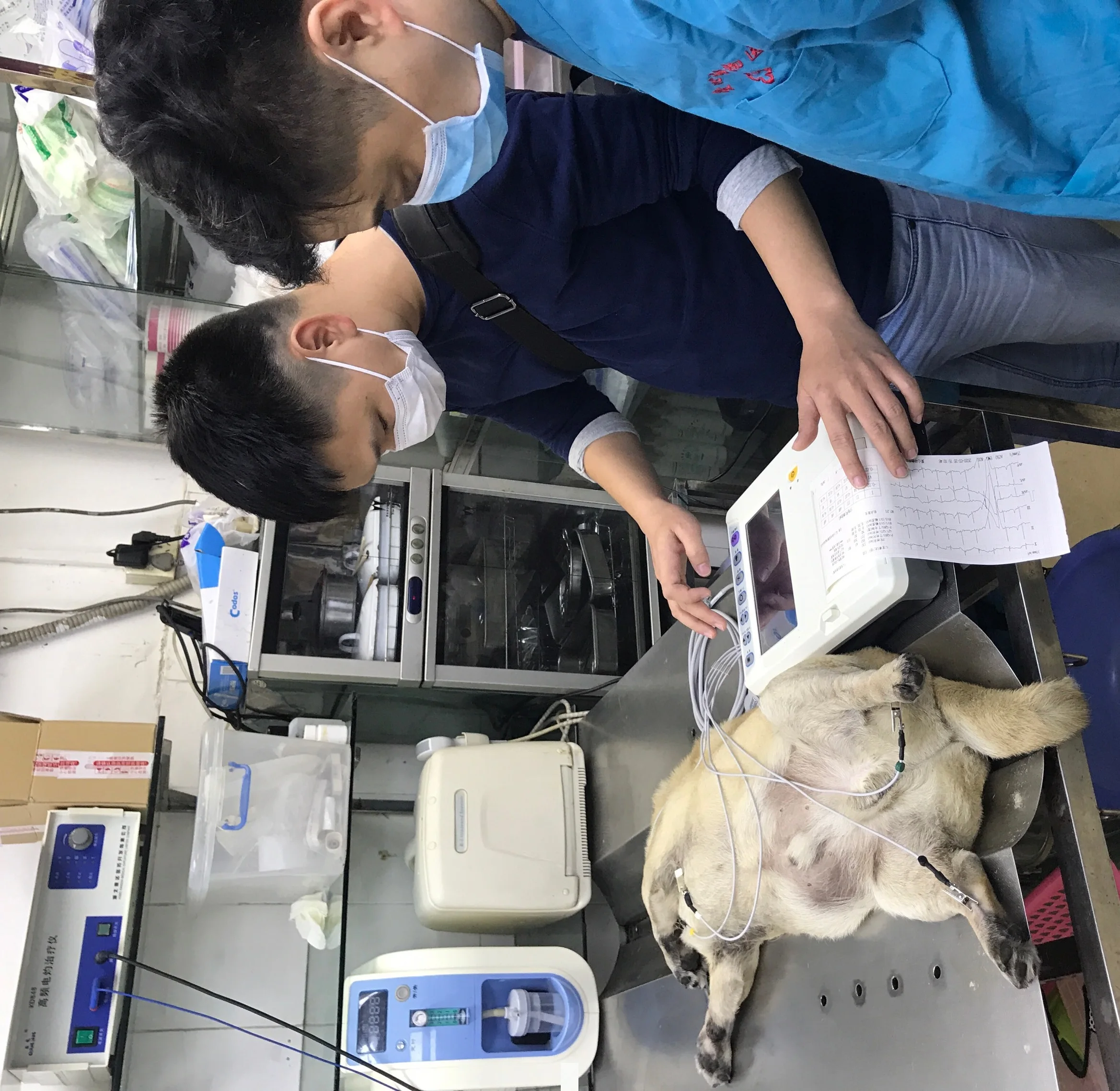 Jm-8032 Ecg Electrocardiogram Mainframe 5 Inch Color Screen Display 3 ...