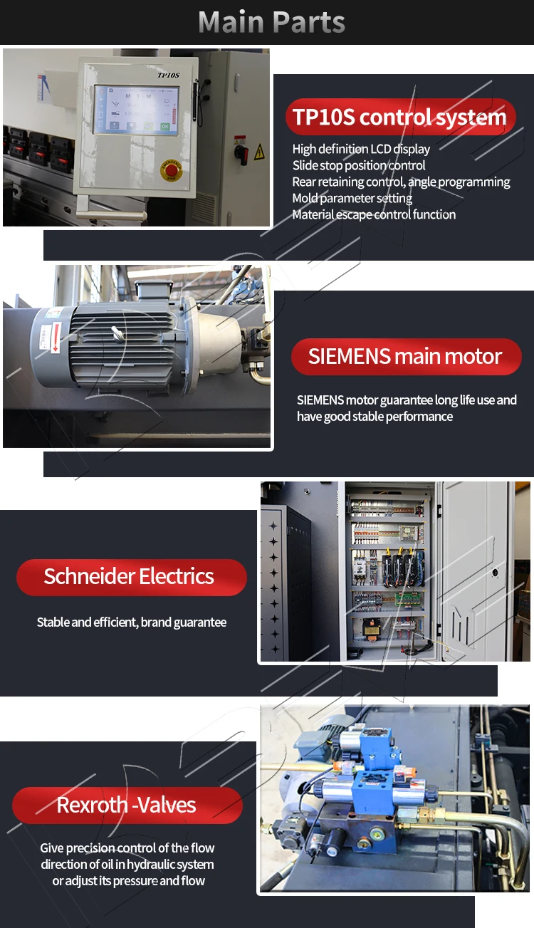 Beke Cnc Sheet Metal Bending Machine Hydraulic Press Brake With Tp10 ...