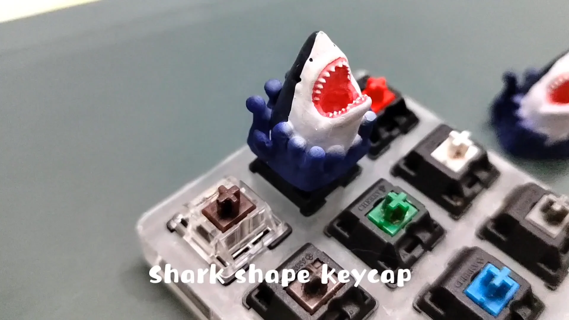 Shark Design Handmade 3d Keycap For Mechanical Keyboard - Buy Shark ...