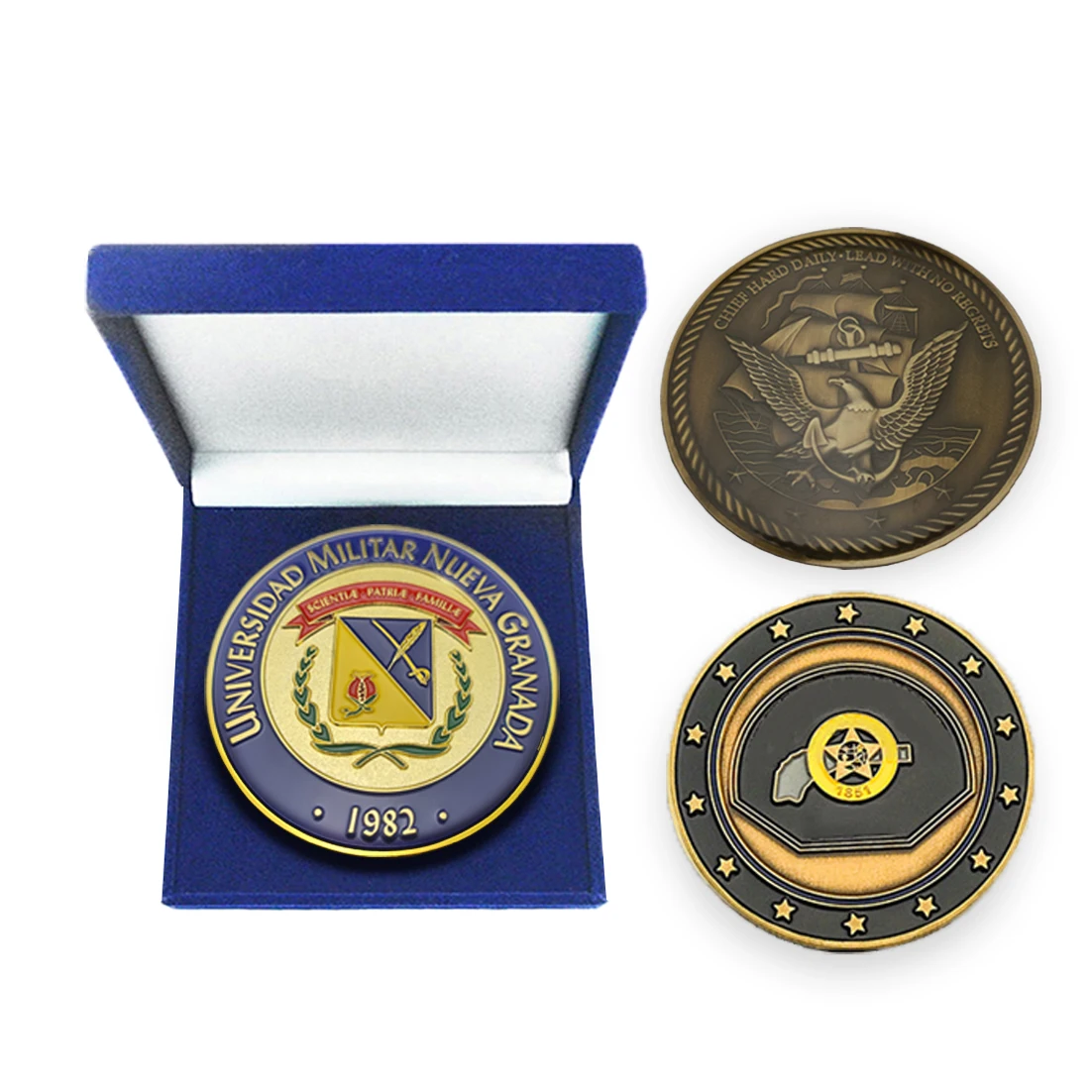 Yes No Letter Commemorative Coin Collectible Blanks Challenge Coins ...