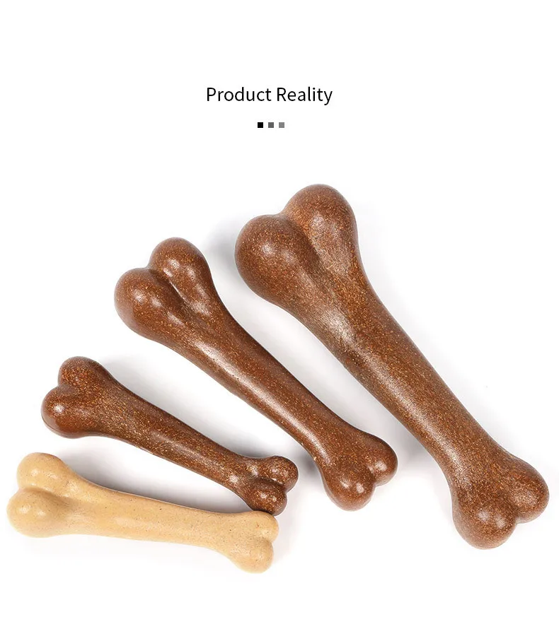Simulation Beef Flavor Chew Stick Dog Molar Rod Toy Brown Teeth ...