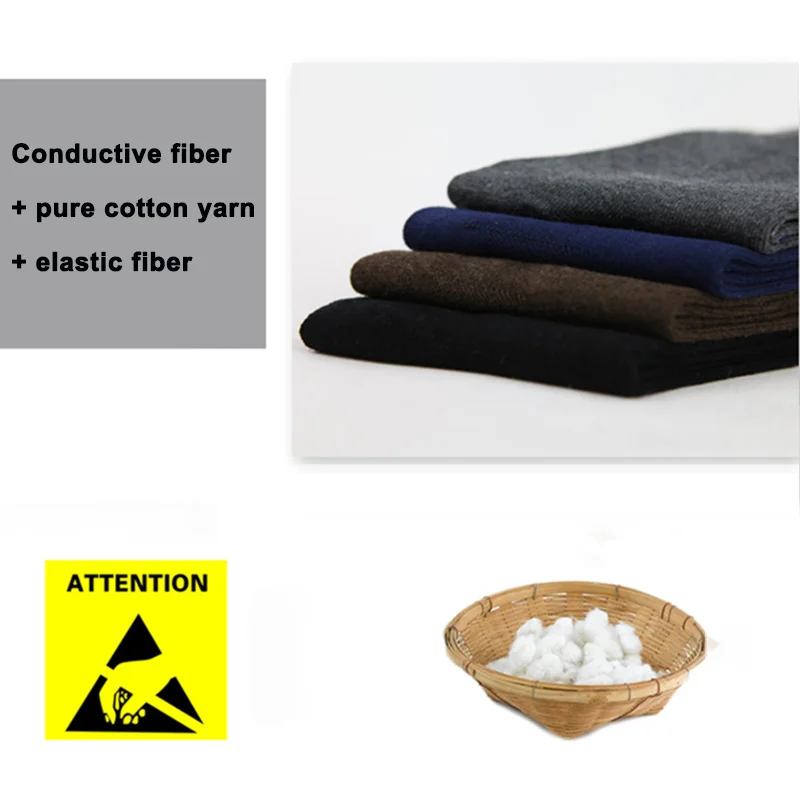 JEJOR ESD Socks - Anti Static, Cleanroom Conductive Fiber