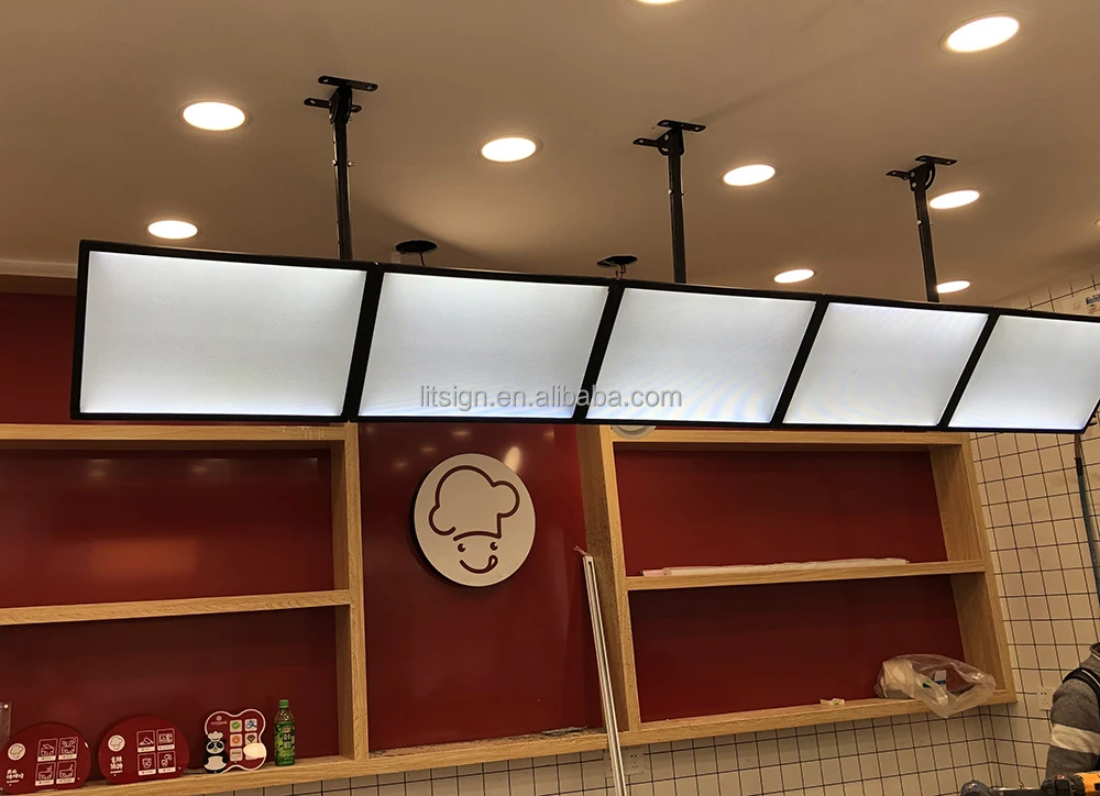 A1 A2 Wall Light Box - LED Menu Display for Restaurants