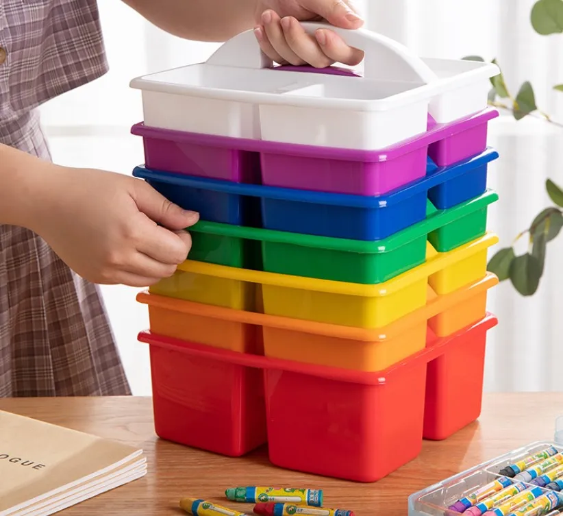 Multifunction Classroom Caddy Organizer with Storage Bins - OEM Available