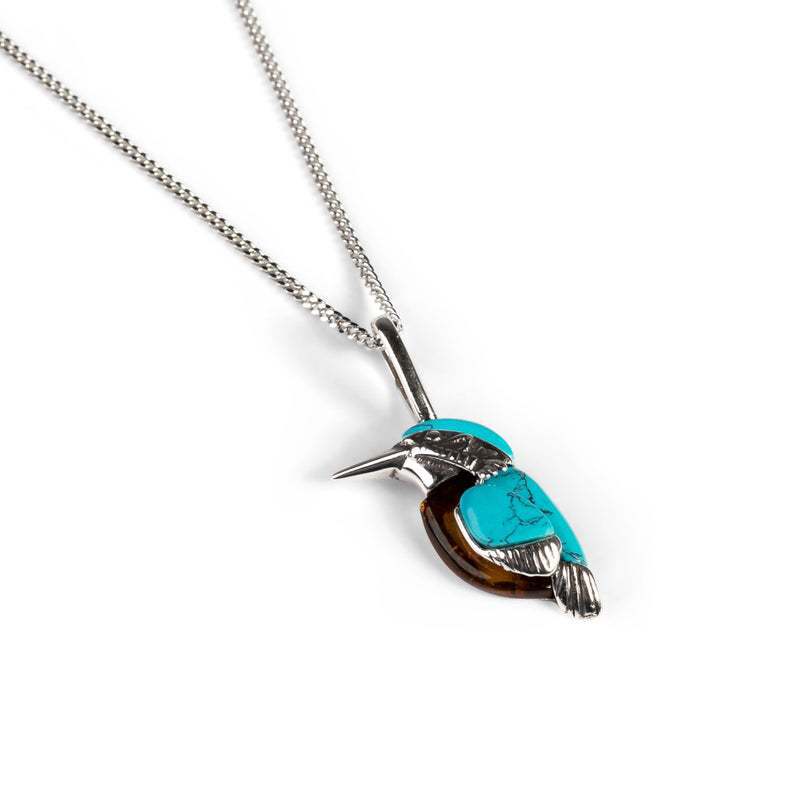 Turquoise bird necklace store