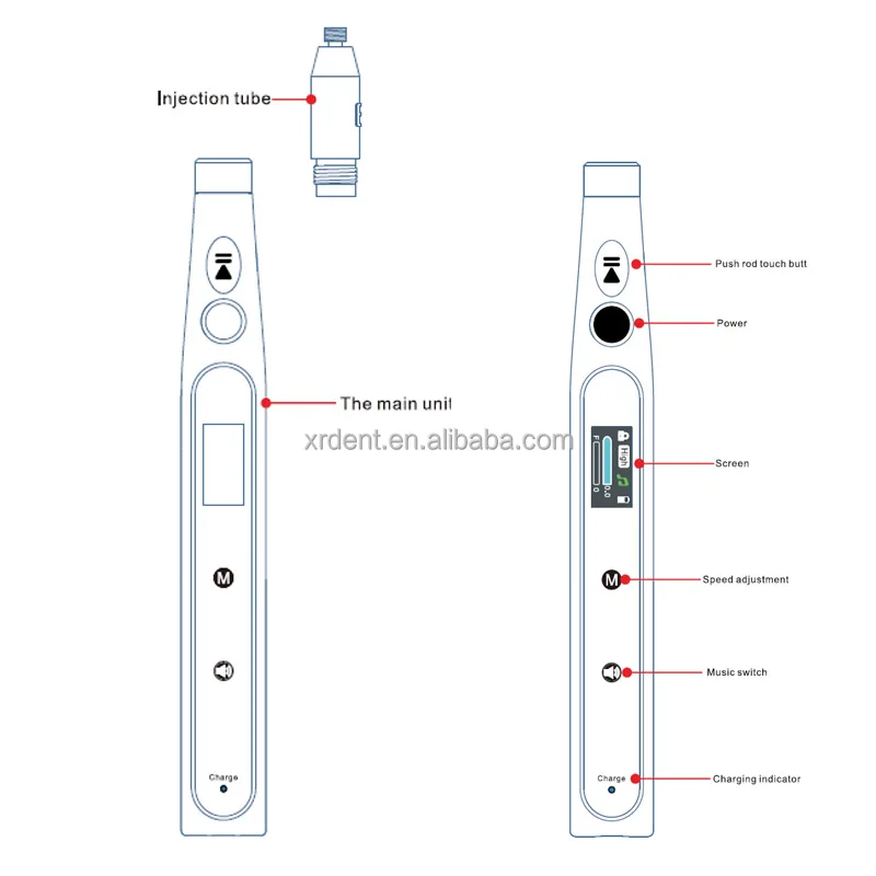 Electric Automatic Oral Anesthesia Injector - Painless Syringe