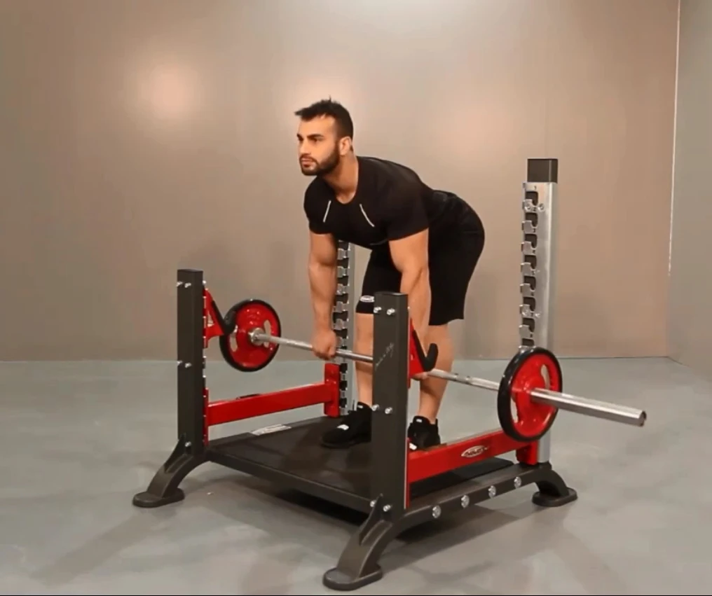 Commercial Strength Training Plate Loaded Power Squat Rack Platform ...