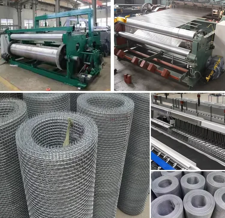 Fully Automatic Stainless Steel Wire Mesh Shuttleless Looms Weaving ...