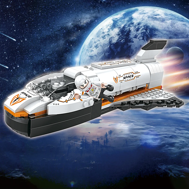 Cogo 3 In 1 Diy 168 Pcs Spaceship Educational Construction Building ...