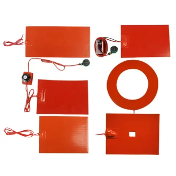 Industrial Flexible Silicone Rubber Heating Pad Plate Heater With ...