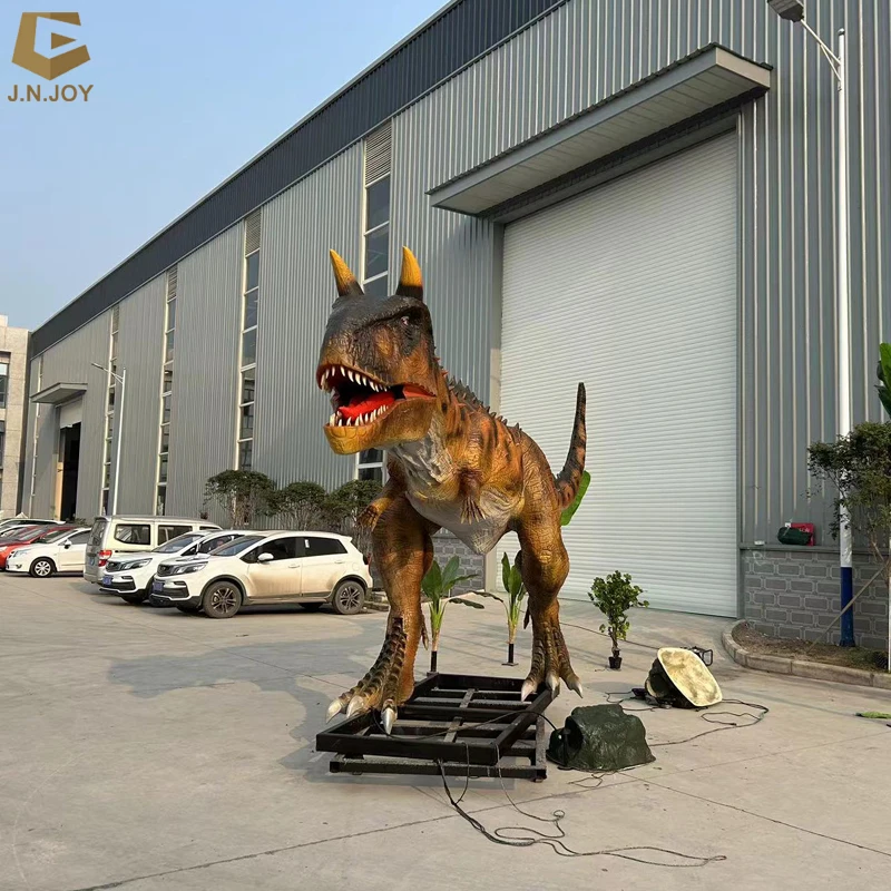 Ad-74 Custom Artificial Carnotaurus Animatronicos Dinosaur Amusement ...