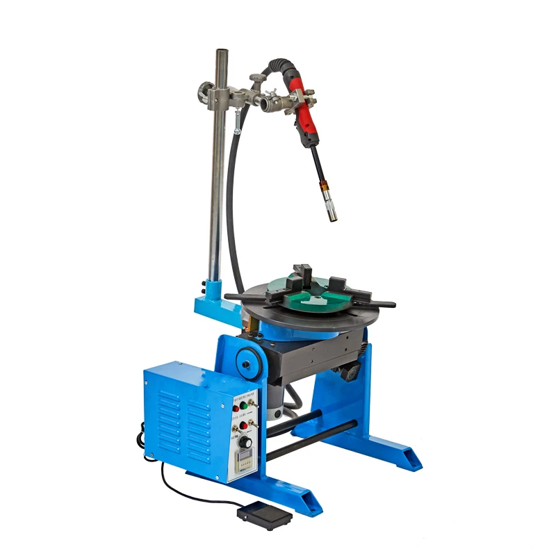 50kg 100kg welding rotary table, rotating welding positioner with ...