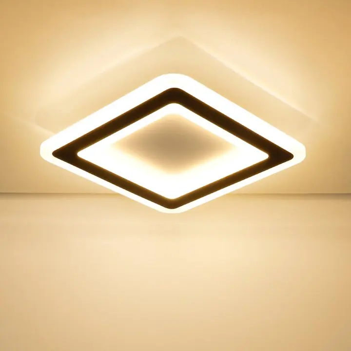 Modern Aluminum Silicone White Natural Led Ceiling Lights For Living ...