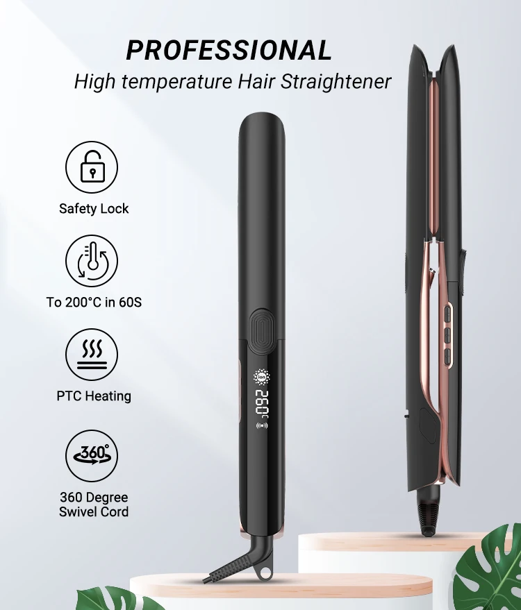Professional High Temperature 480 500 Degrees 1 Inch Titanium Ceramic ...