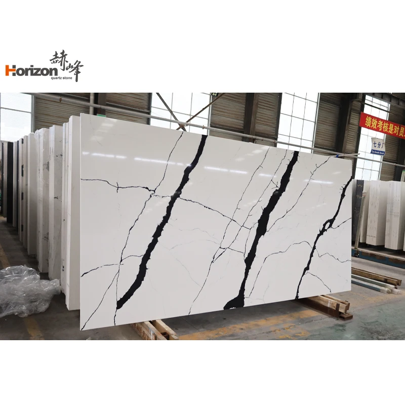 Modern White Artificial Engineered Marble Acrylic Sheet Quartz Faux ...