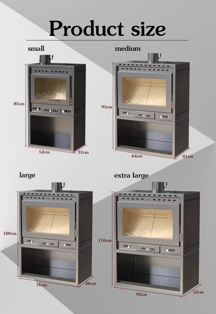 Large Outdoor Indoor Free Standing Corten Steel Fireplace Firewood Stove Burning Heater Wood ...