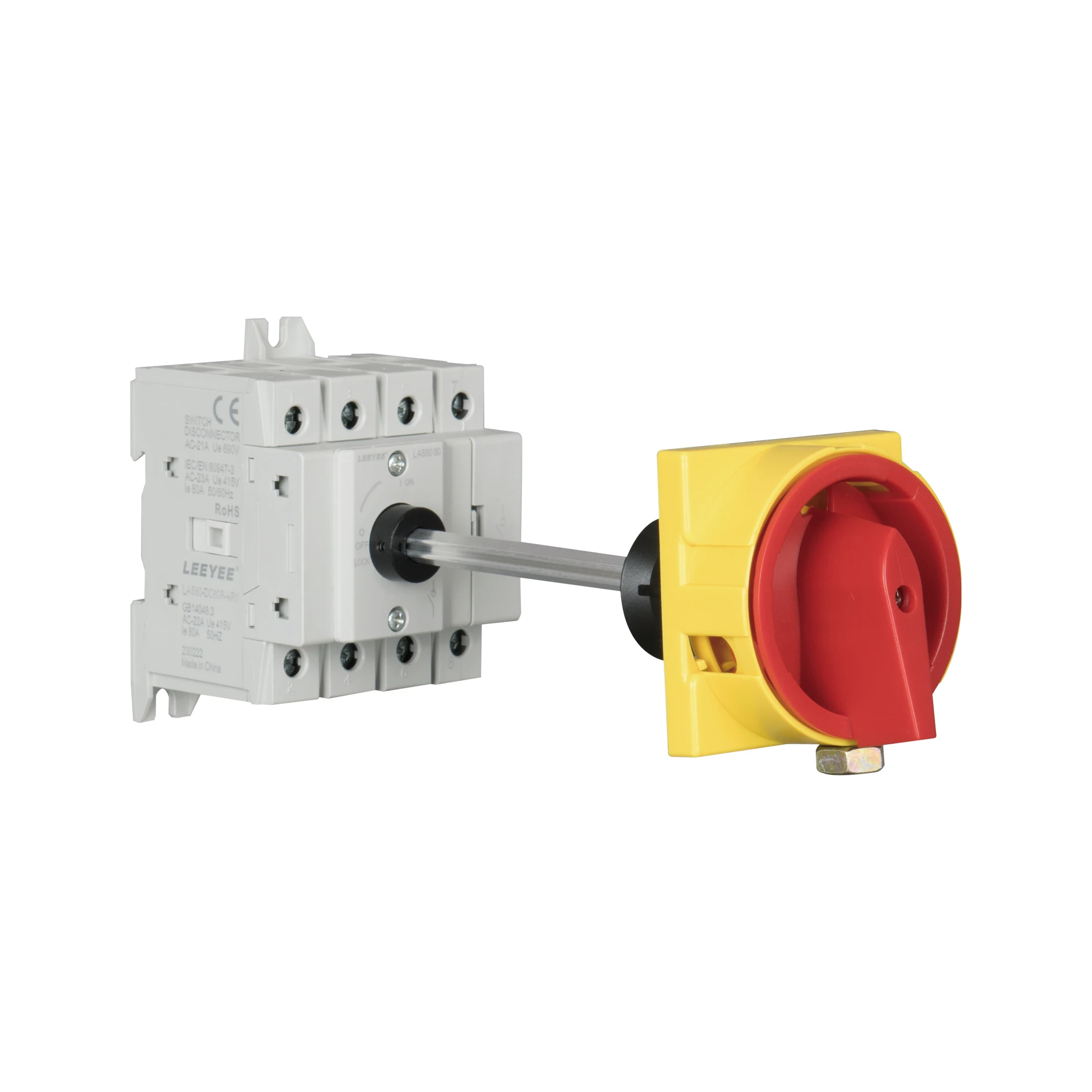 LEEYEE AC Isolator Switch 80A - Reliable 4P Disconnector