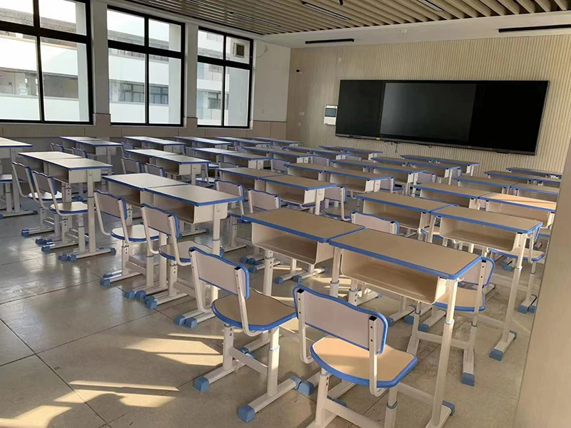 Cheap Classroom Single Student School Desk and Chair Set