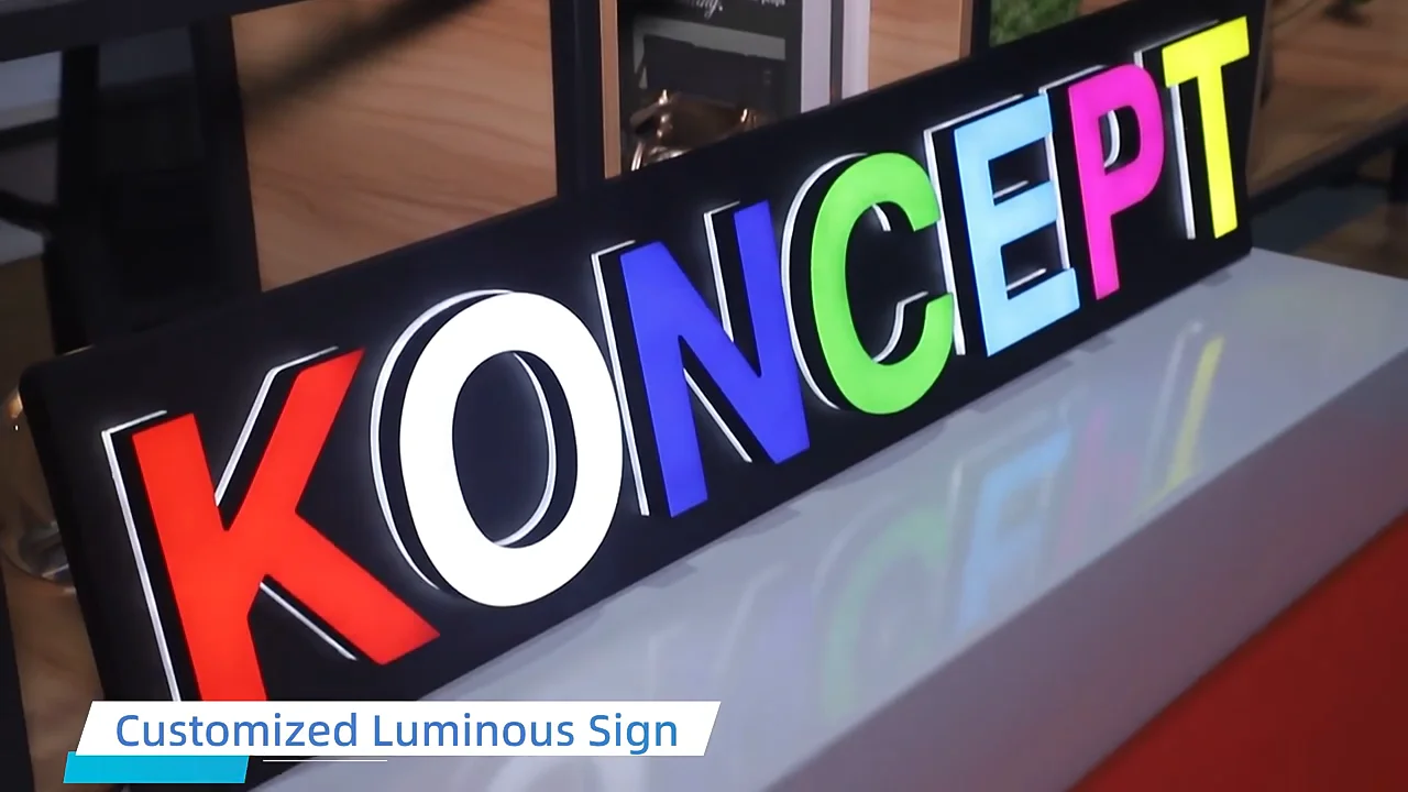 Koncept Signage Event Logo Design Wall Letters Signs 3d Business Sign ...