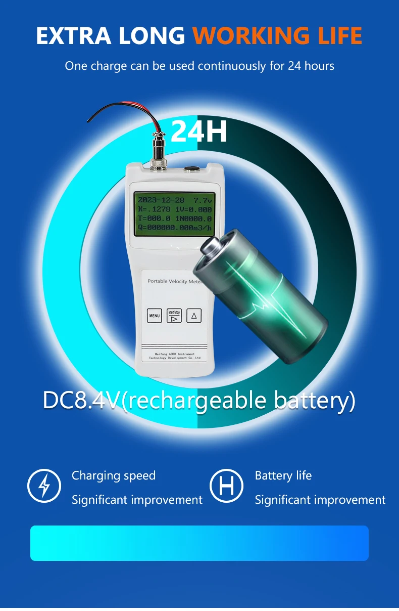 Water Velocity Water Level Spiral Paddle Type Velocity Tester Water ...