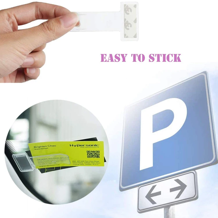 Transparent Car Parking Ticket Holder Clip Car Windshield Windscreen ...