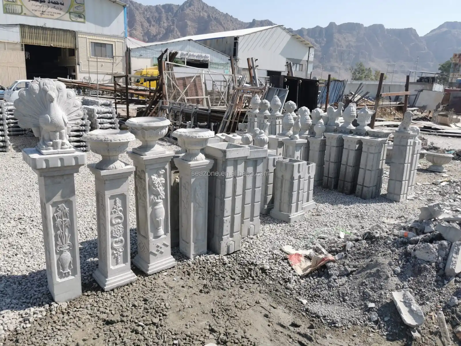 Concrete Post Pedestal Mold for House or Garden - Durable & Easy to Use