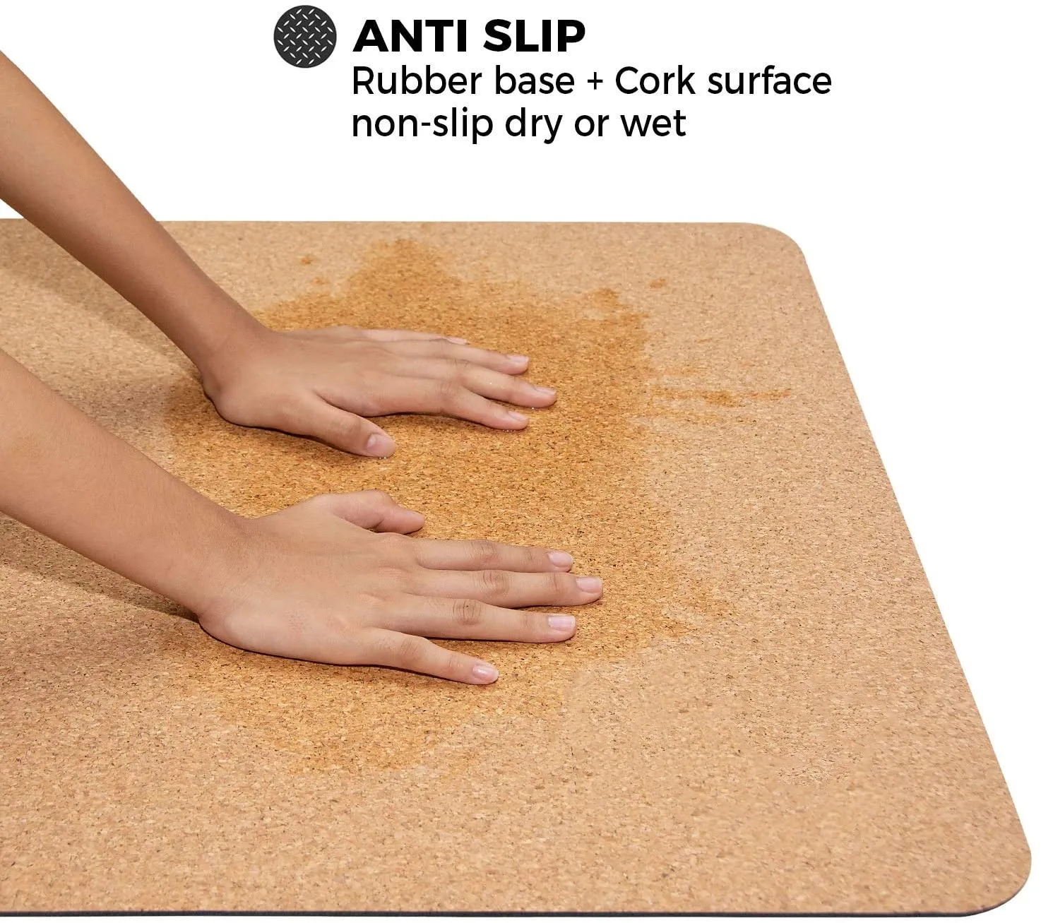 Natural Eco Friendly Cork Yoga Mat Set Wholesale Organic Yoga Cork ...