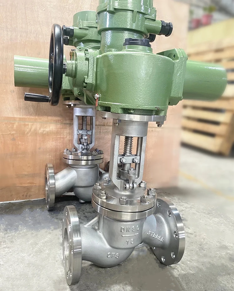4 Inch Intelligent Multi Turn Motorized Regulating Gate Valve